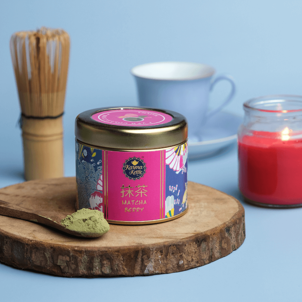 Berry Matcha Green tea- Karma Kettle – Karma Kettle Teas