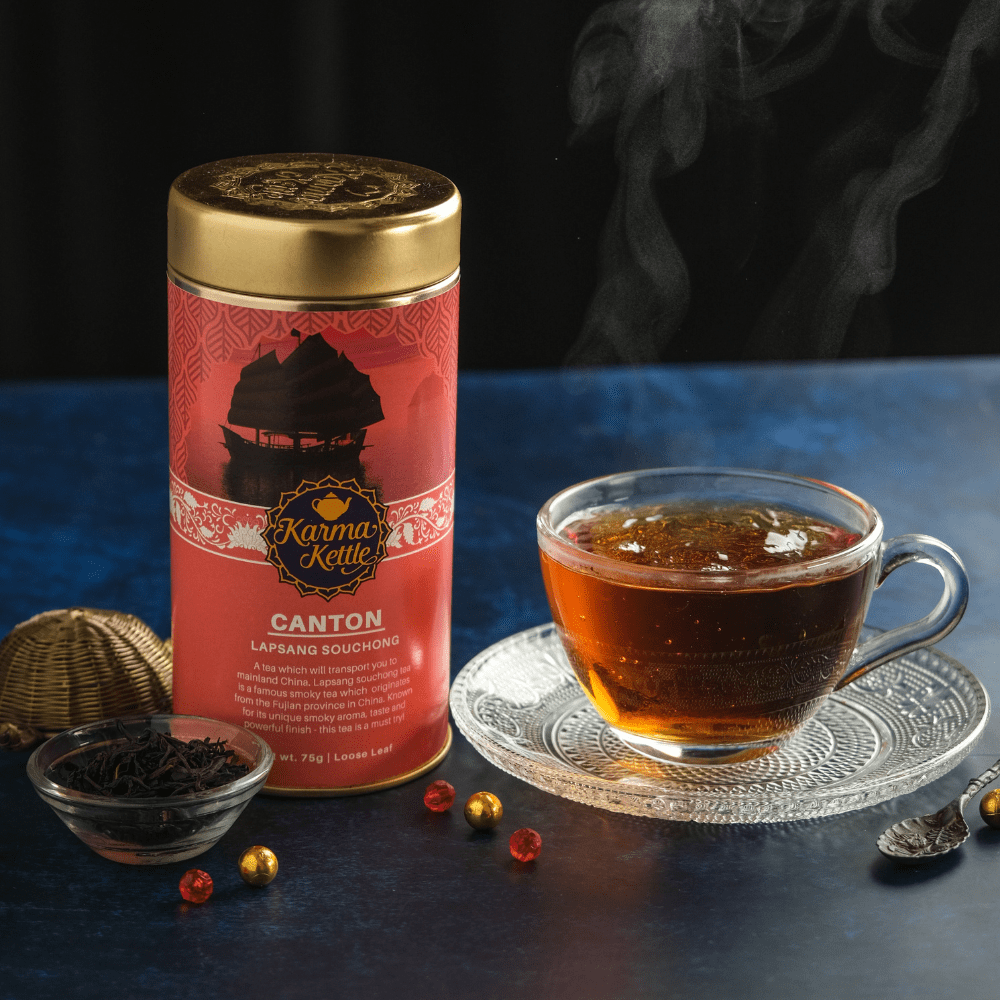 Buy Lapsang Souchong Tea | Smoked Black Tea - Canton | Karma Kettle ...