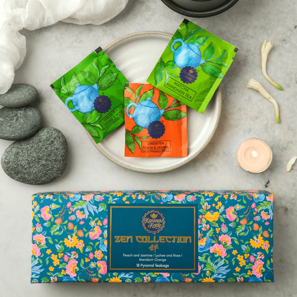Zen Collection Green Tea Gift Box | Karma Kettle – Karma Kettle Teas