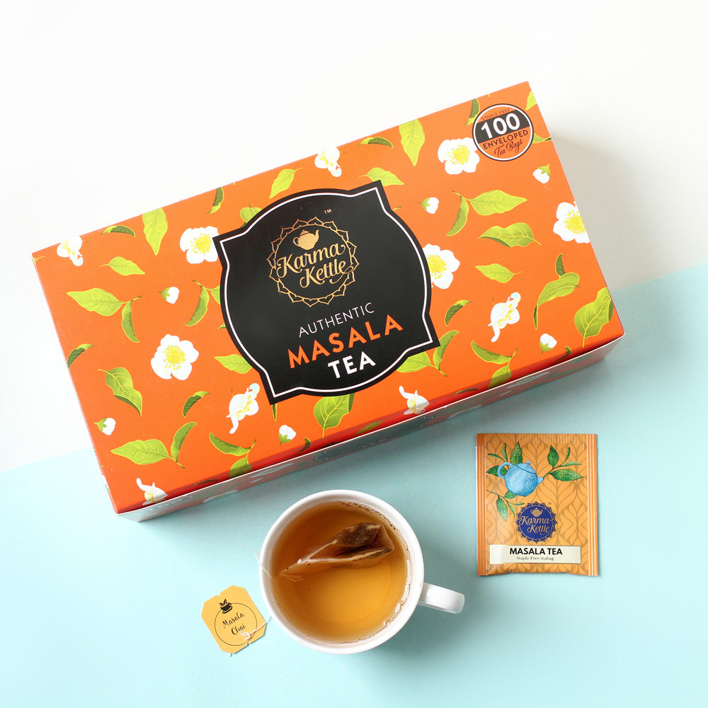 Karma Kettle- Masala Tea 100 teabags – Karma Kettle Teas