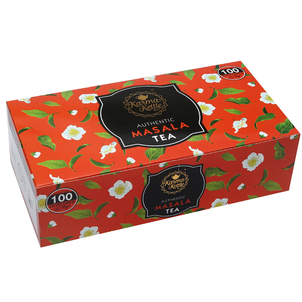 Karma Kettle- Masala Tea 100 teabags – Karma Kettle Teas